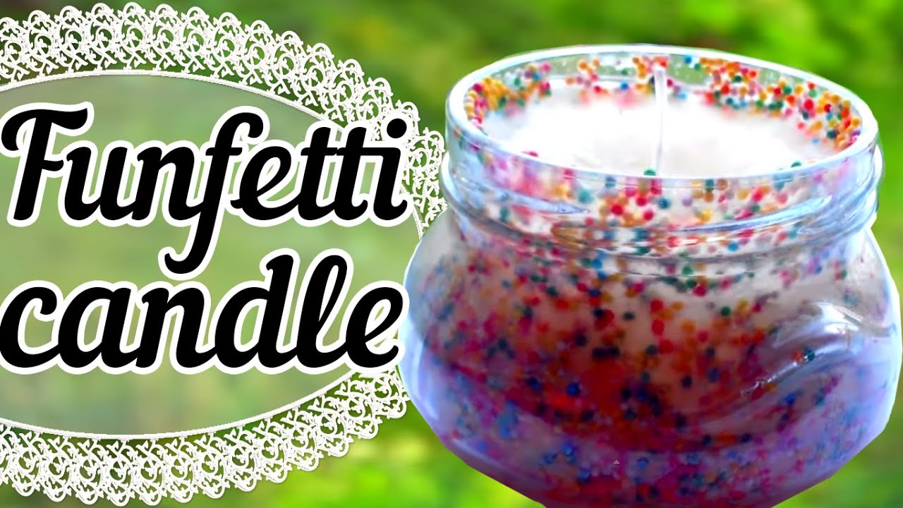 Свеча - милкшейк своими руками! | DIY Handmade Funfetti Candle - YouTube