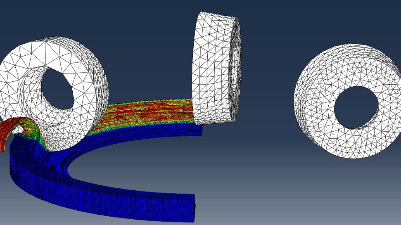 Abaqus shell end milling 8 - YouTube