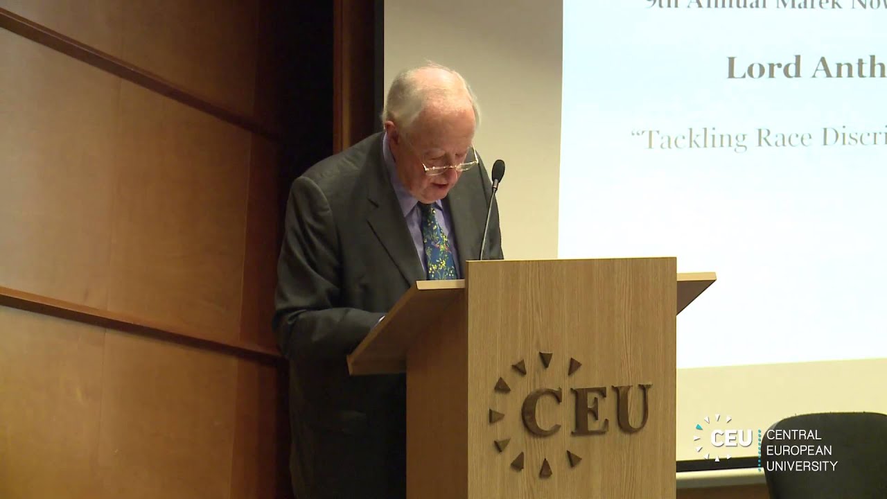Tackling Race Discrimination Effectively: Lord Anthony Lester - YouTube