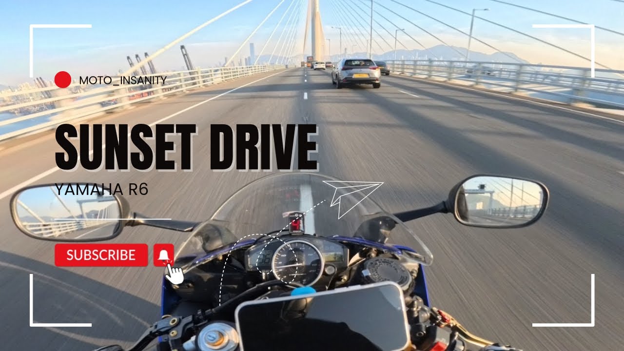 Yamaha R6 Exhaust - Sunset Drive - YouTube
