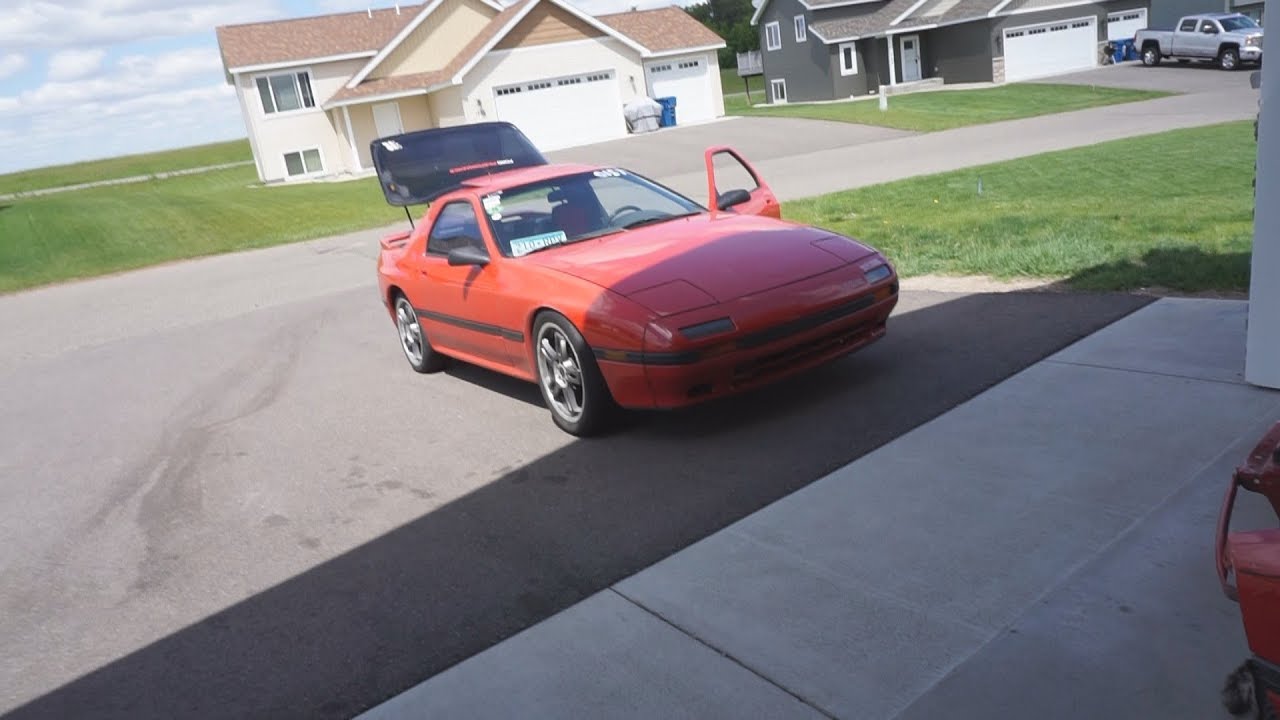 Removing the turbo FC RX7 Fuel system! - YouTube