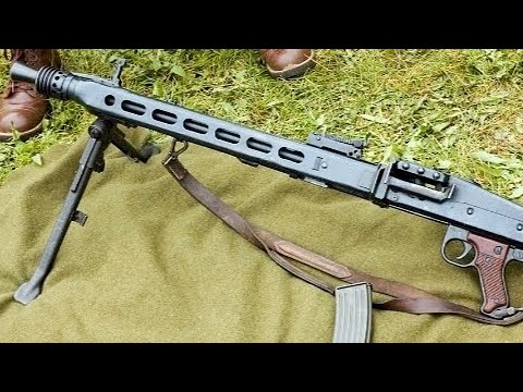 Kako radi mitraljez MG-42. - YouTube
