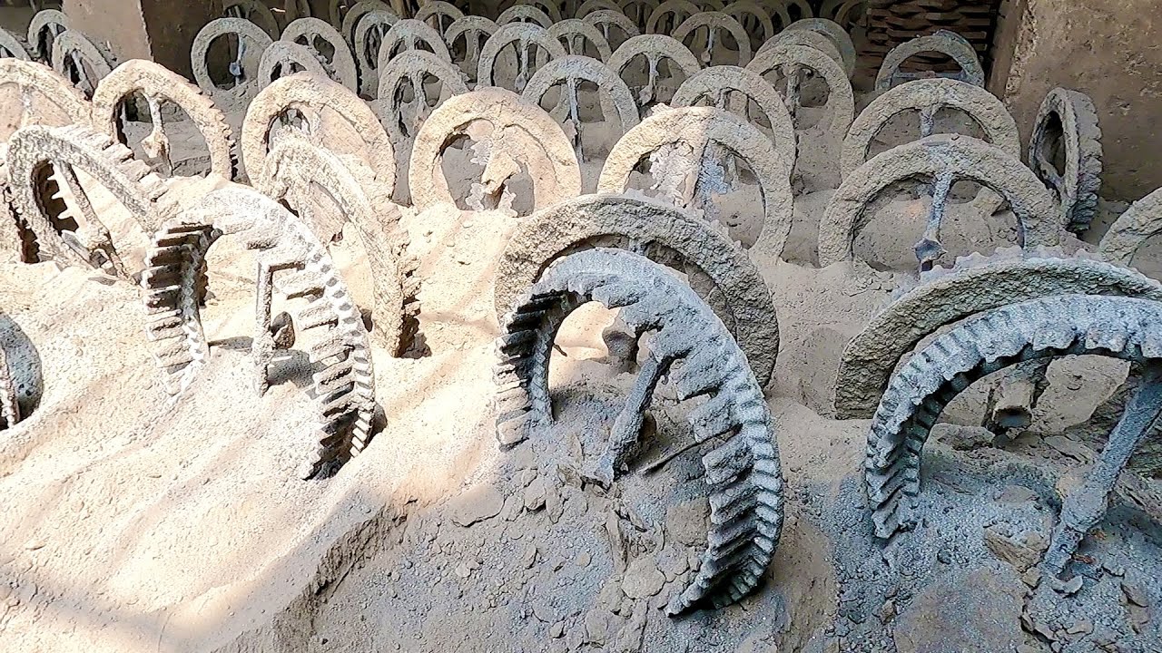 The Power of Sand Mold Casting | Large Gear Manufacturing - YouTube