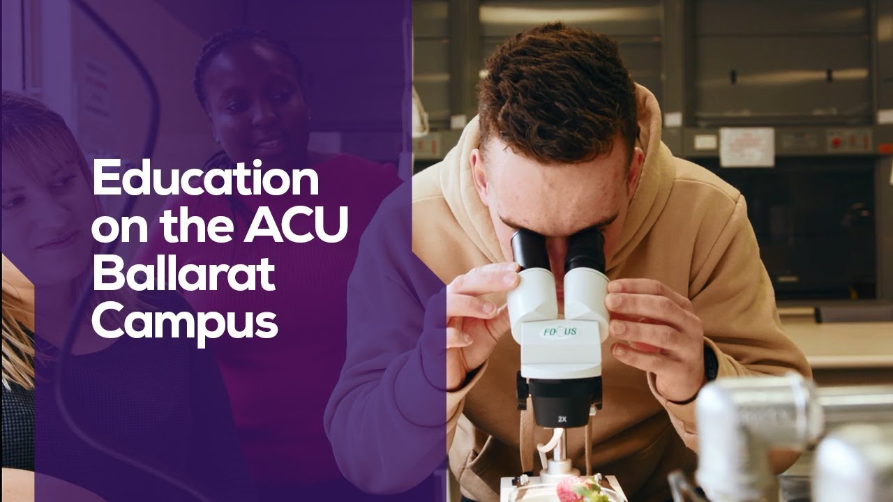 What is it like studying education on the ACU Ballarat Campus? - YouTube
