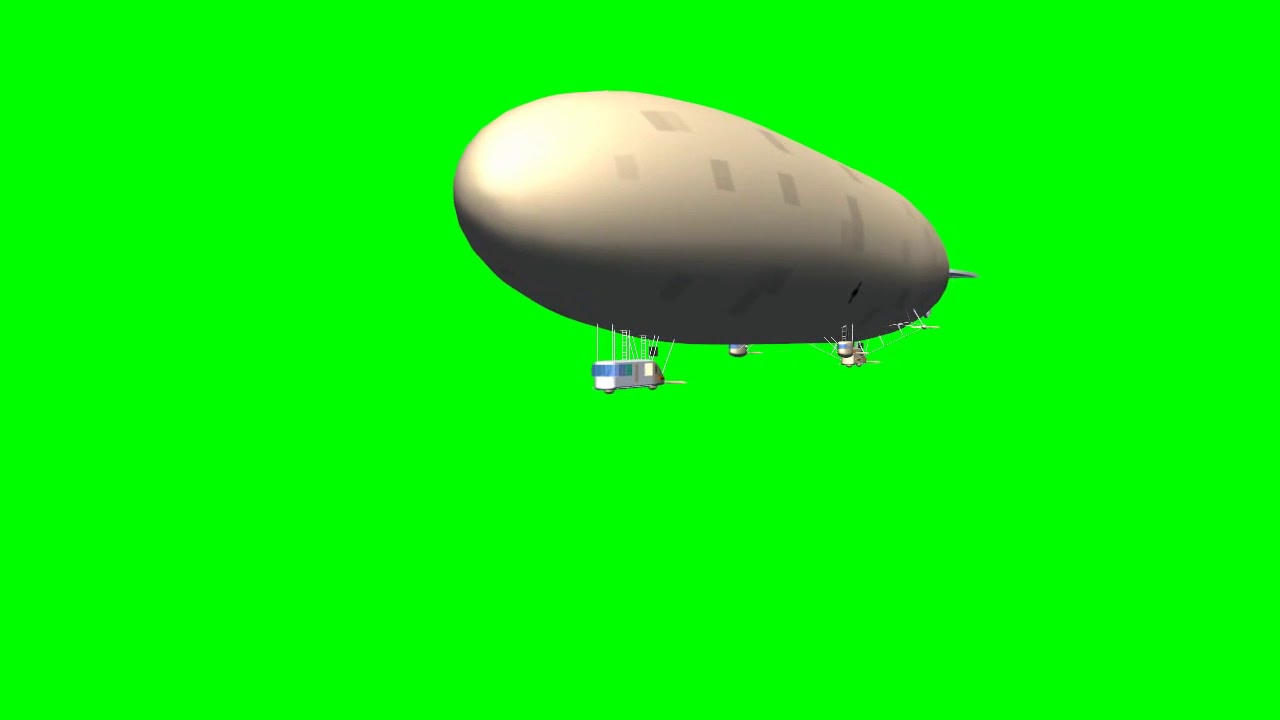 Airship green screen - YouTube