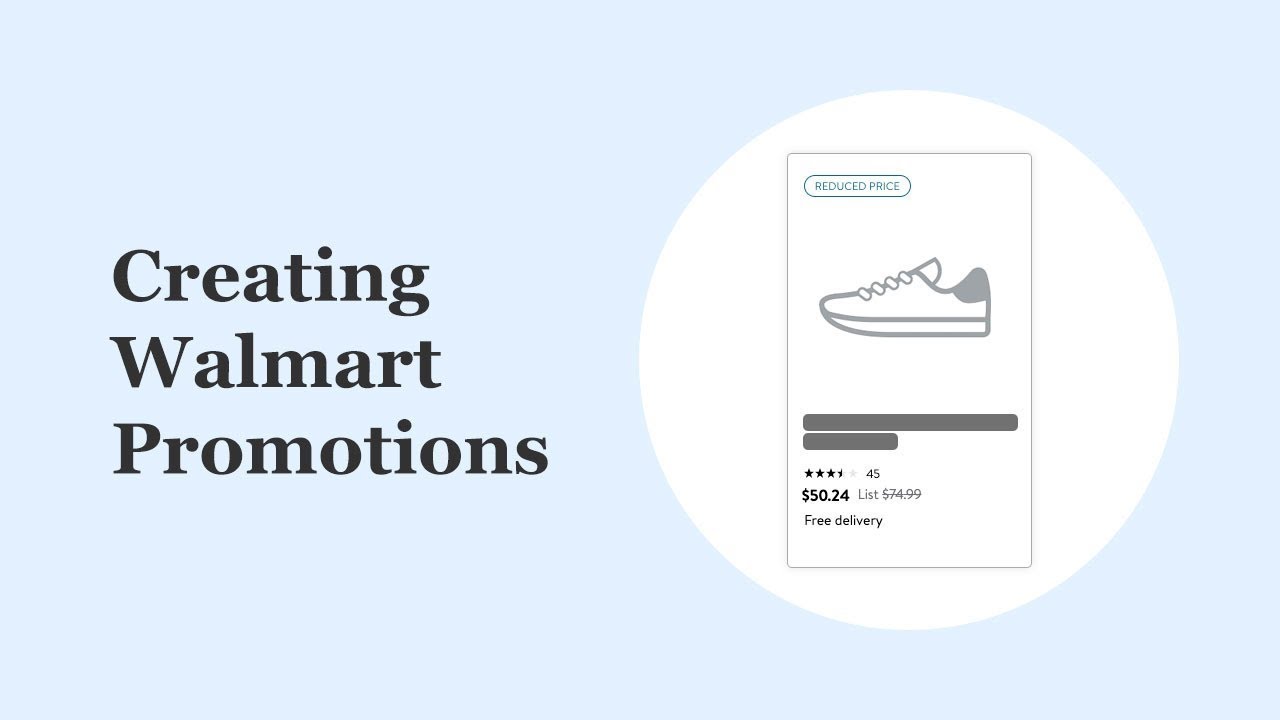 Creating Walmart Promotions - YouTube