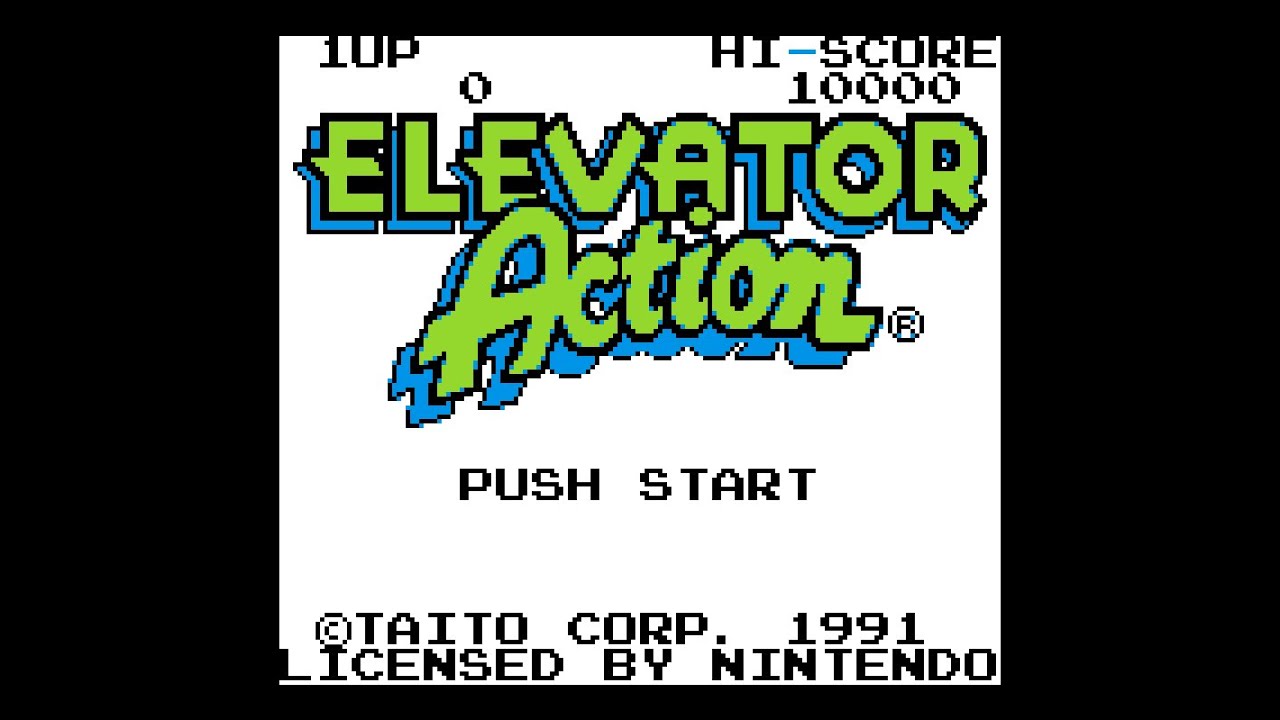 Elevator Action 1991 Game Boy - YouTube