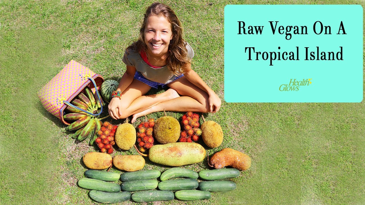 What I Eat In A Day On A Raw Diet On A Tropical Island - VLOG #5 - YouTube