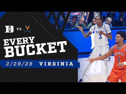 Duke 77, Virginia 51 | Every Bucket (2-28-26)