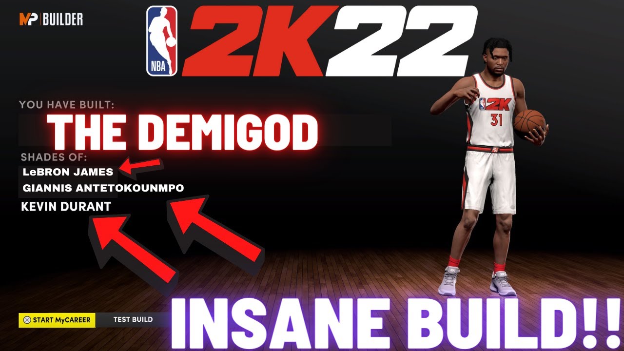 THE BEST BUILD IN NBA 2K22 NEXT GEN! DEMIGOD HAS 94 BADGES!! BEST POWER ...