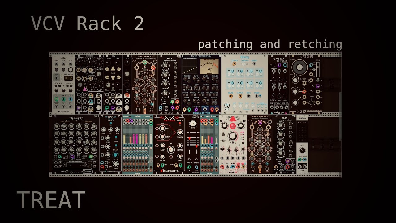 Treat x VCV Rack 2 - patching and retching - YouTube