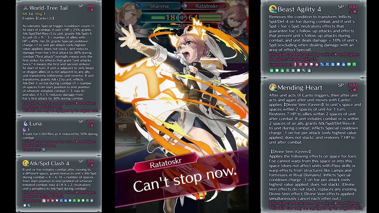 Fire Emblem Heroes: Ratatoskr - Mending Hand [Showcase: Transformation ...