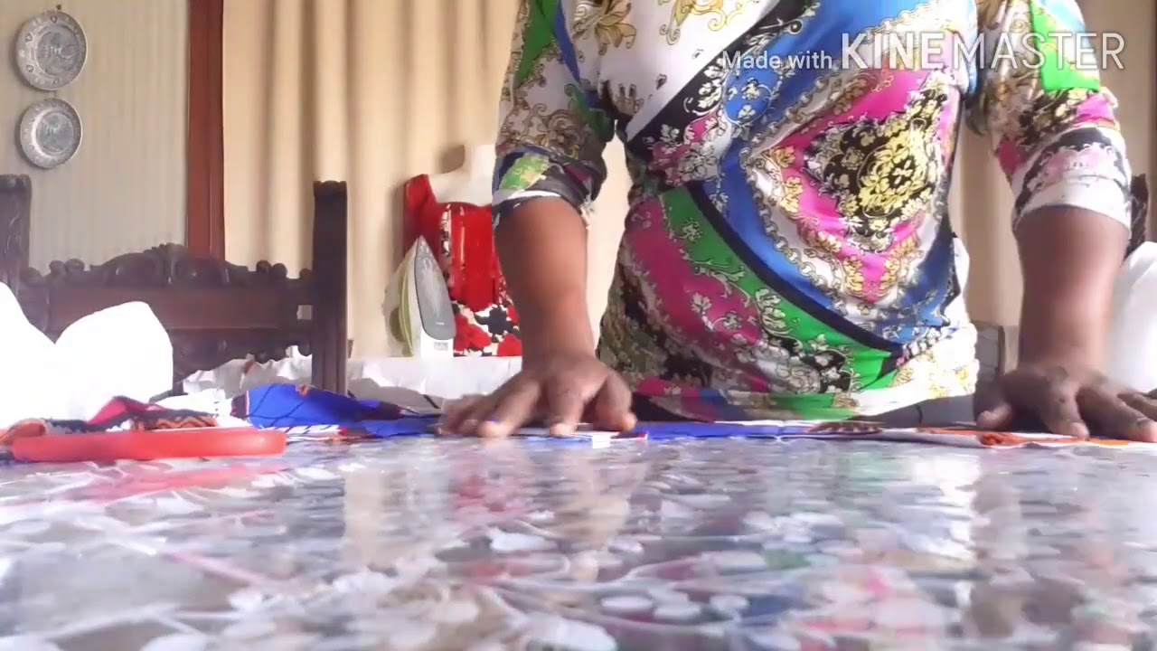 How to make a female sentor/kaftan top - YouTube