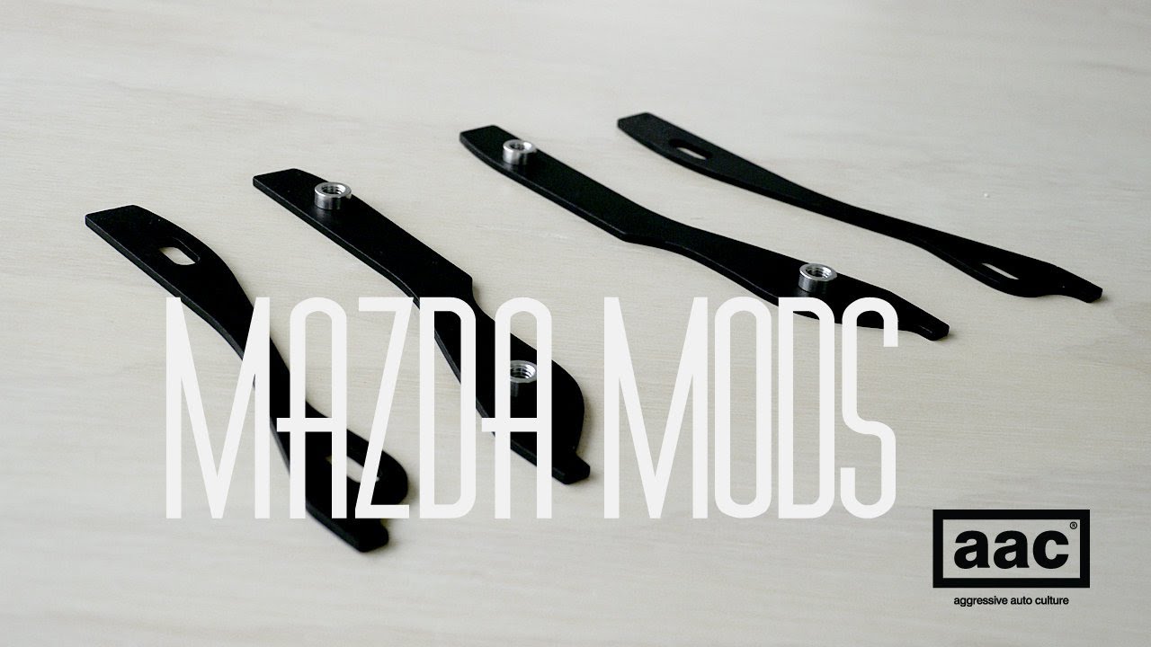 Mazda Mods Episode : 29 AAC bumper bracket mazda protege 5 - YouTube