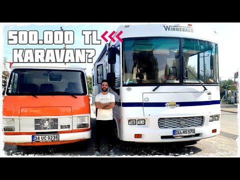 Amerikan Winnebago 500.000 TL Genişleyen Karavan Yok Böyle Birşey!