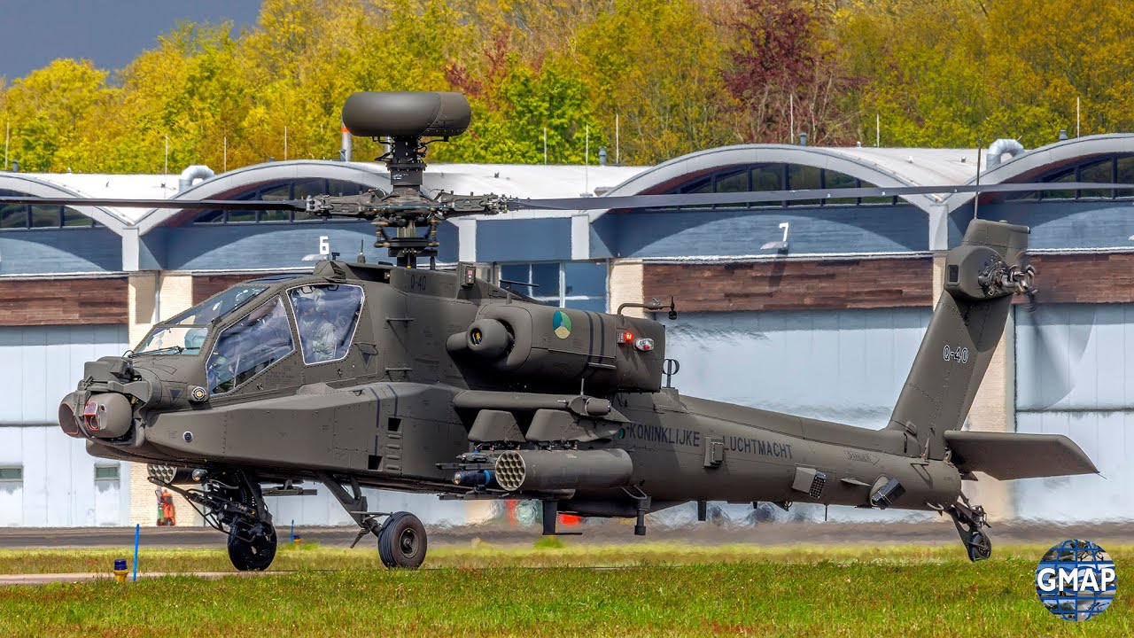 [4K] AH-64E Q-39 departing Gilze Rijen #helicopter #army #aviation ...