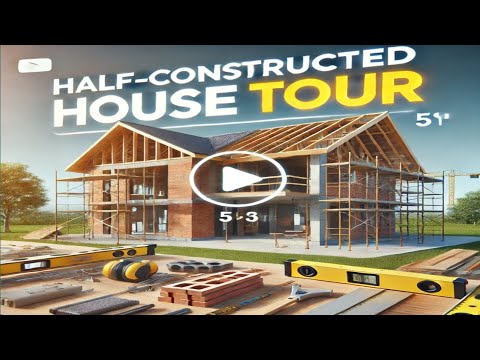 Half Constructed house tour - YouTube