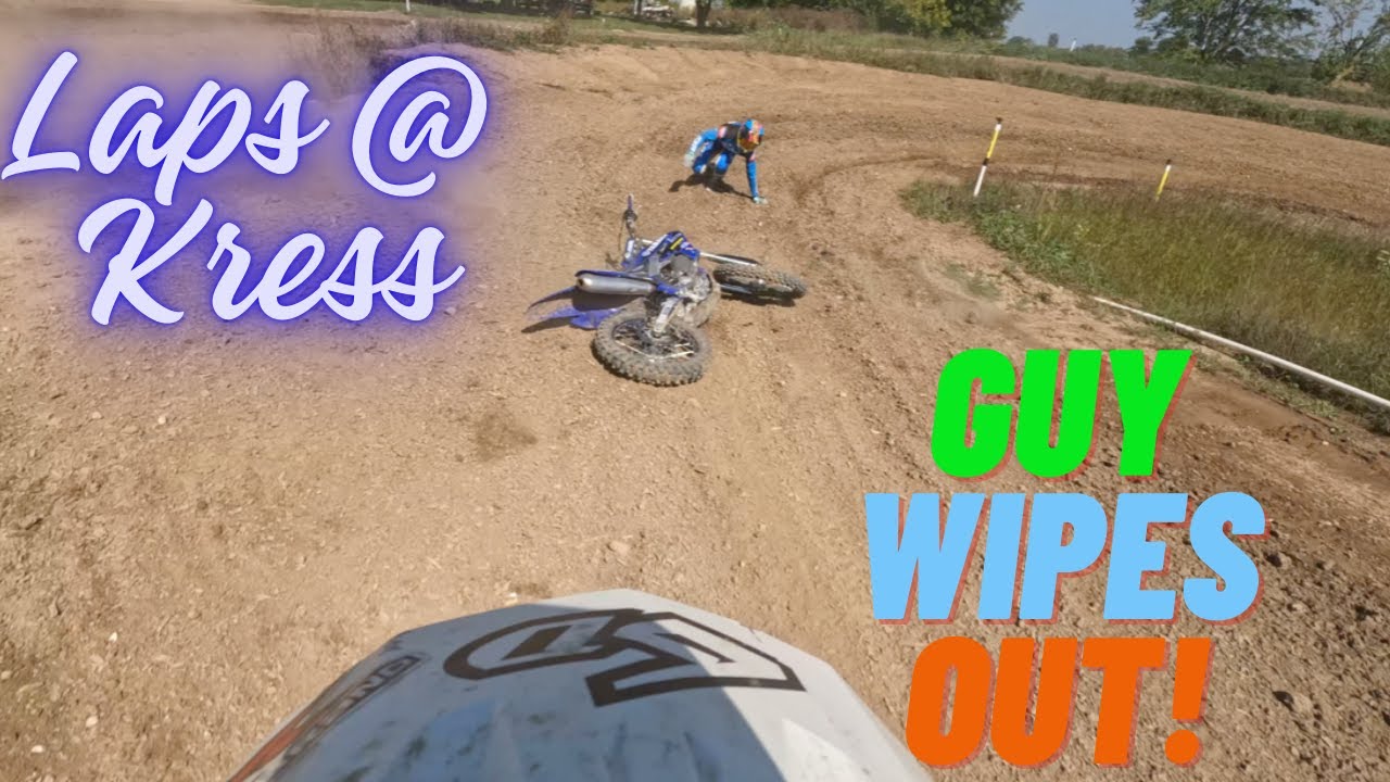 Laps at Kress - He Goes Down Hard - Devon Staples 503 - YouTube