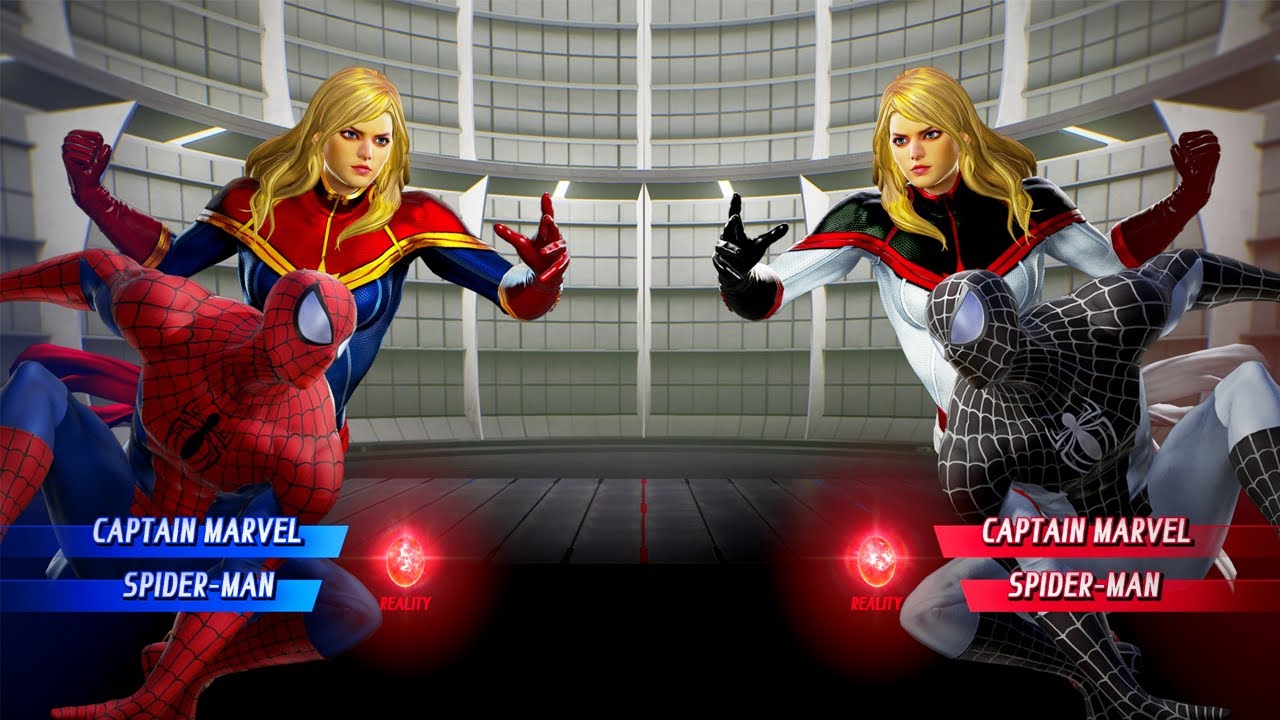 Spiderman & Captain Marvel VS Spider-Man & Captain Marvel (Very Hard ...