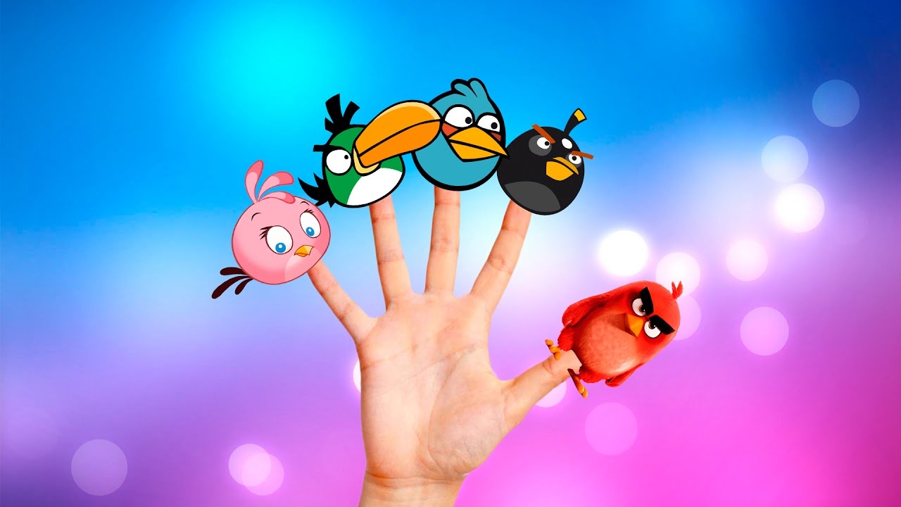 Angry Birds Finger Family Nursery Rhyme Song. - YouTube