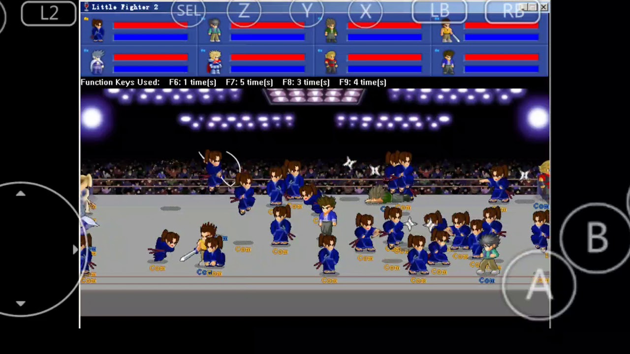 (LF2) Play Little Fighter 2 on Android Test - YouTube
