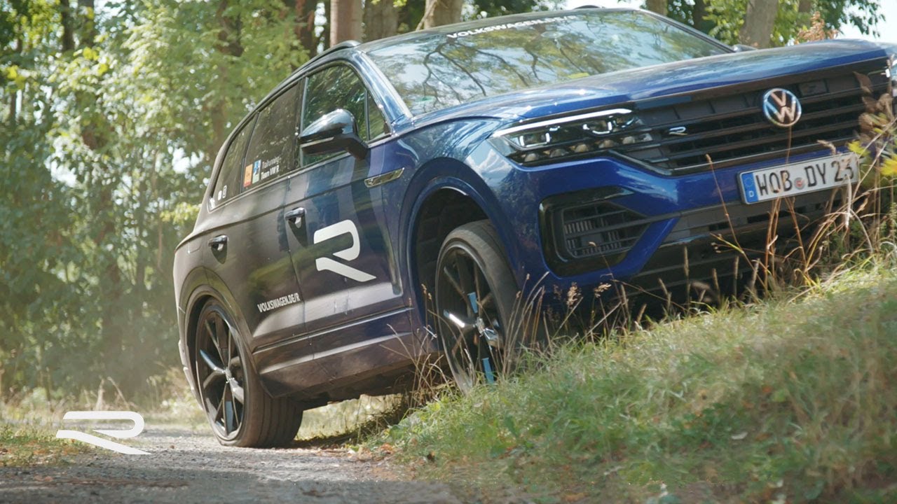 Our Touareg R in offroad mode | Volkswagen R - YouTube