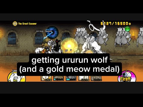 getting ururun wolf | battle cats - YouTube