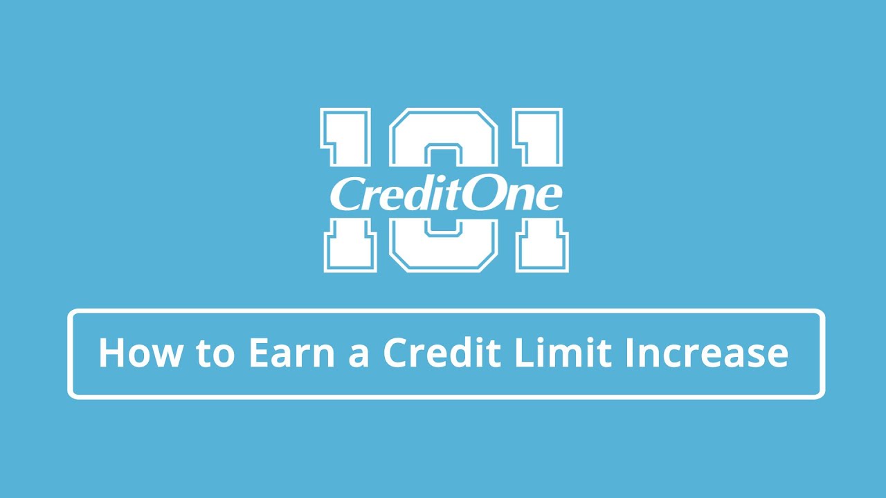 Credit 101: How to Earn a Credit Limit Increase - YouTube