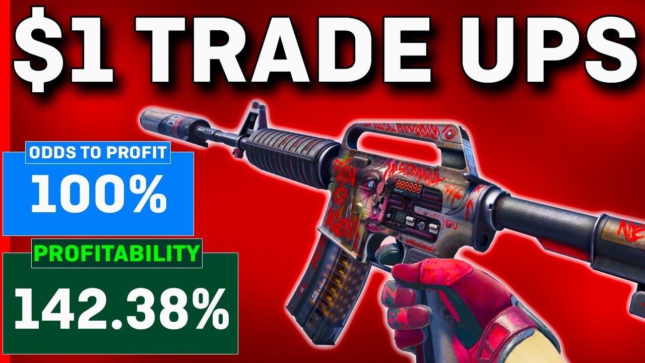 The MOST PROFITABLE CS2 Trade Ups UNDER $1! (NO RISK) - YouTube