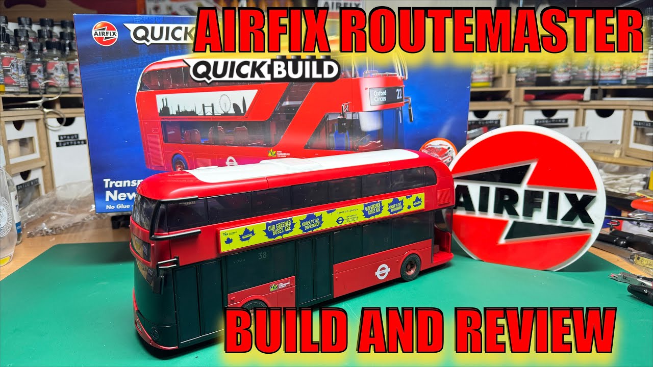 Unboxing and BUILDING the QuickBuild ROUTEMASTER Bus From AIRFIX - YouTube