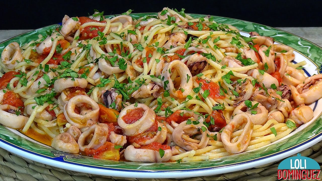CON ESTA RECETA DE PASTA A LA MARINERA CON CALAMARES VAS A ALUCINAR ...