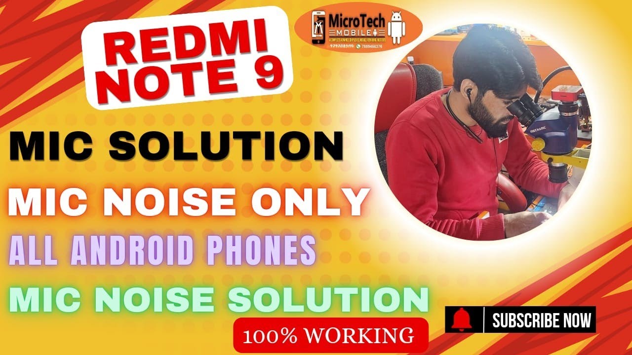 redmi note 9 mic solution /#mic noise only/only one jumper/deep ...