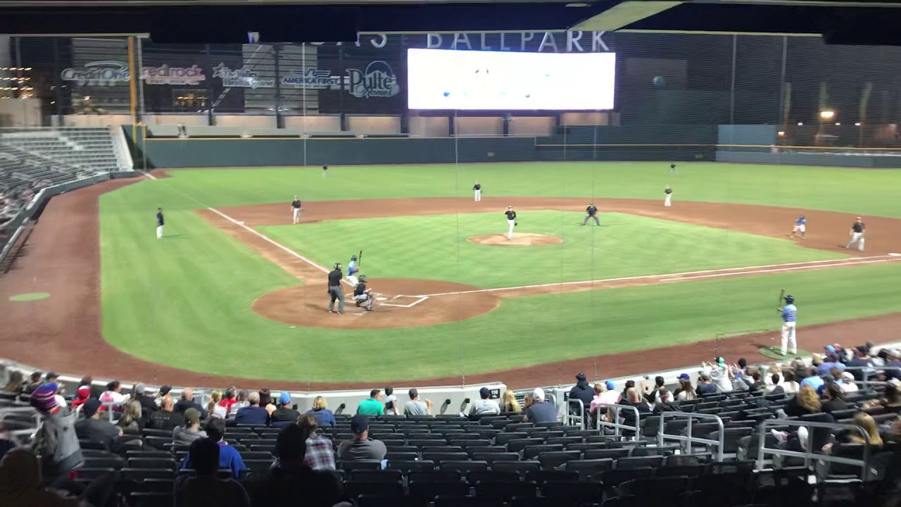 Soft Opening for Las Vegas Ballpark, April 1990 - YouTube