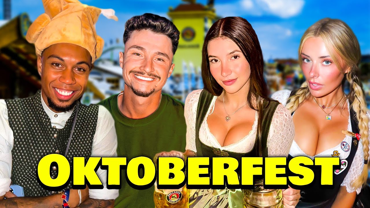 My Girlfriend's First Oktoberfest w/ Corinna Kopf & Sidney Eweka - YouTube