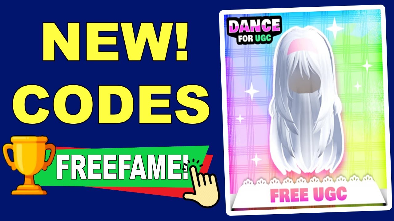 *NEW* ALL WORKING DANCE FOR UGC CODES TODAY - ROBLOX DANCE FOR UGC ...