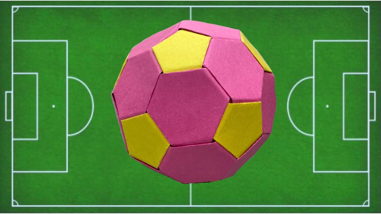 Soccer Ball Paper Craft Toys - YouTube