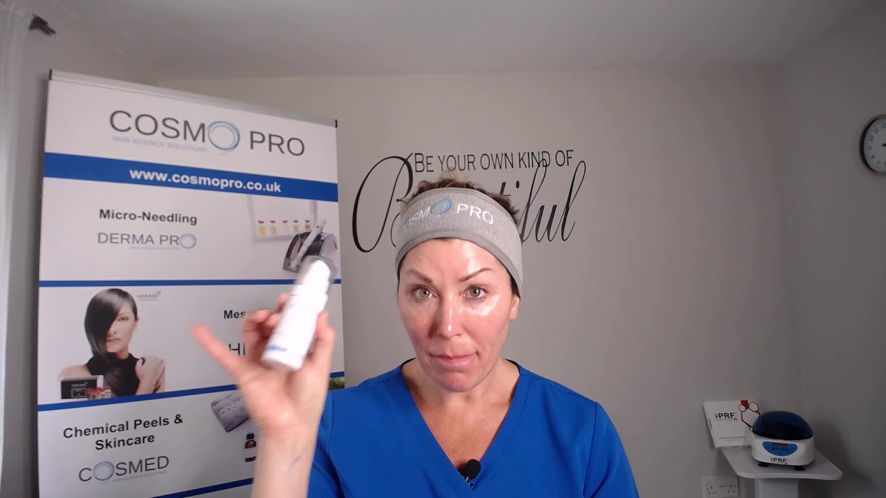 COSMED Skincare demo - YouTube