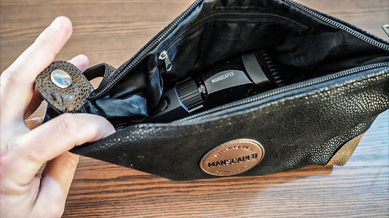 The Shed Manscaped storage bag - How much fits inside - YouTube