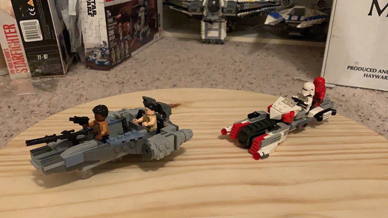 LEGO Starkiller Base Speeder Chase Escape Star Wars Episode 9 Custom ...