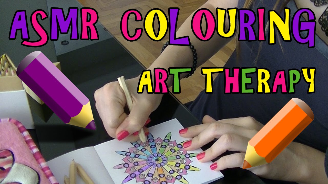 ASMR Art Therapy: Colouring Book Fairy Asmr - YouTube