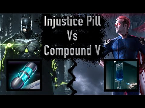 Injustice Pill Vs Compound V (The Boys Vs Injustice Universe) - YouTube