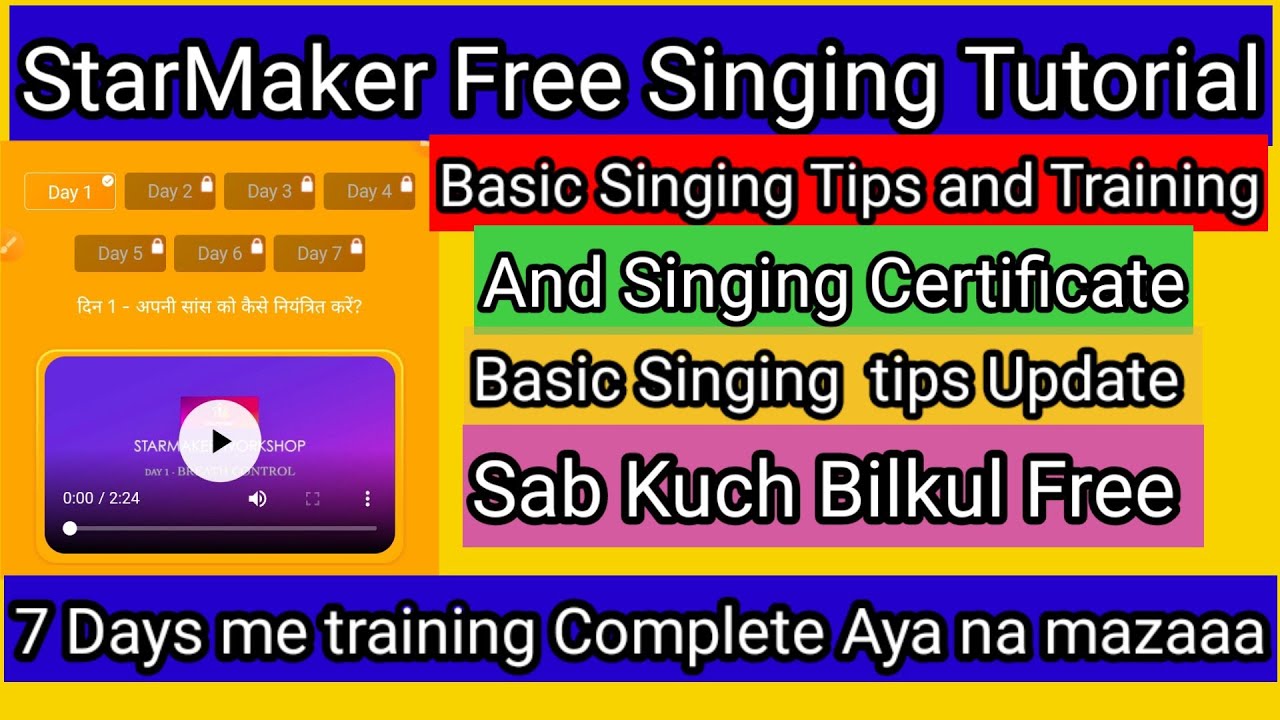 StarMaker | How to. Learn singing StarMaker | StarMaker Singing traning ...