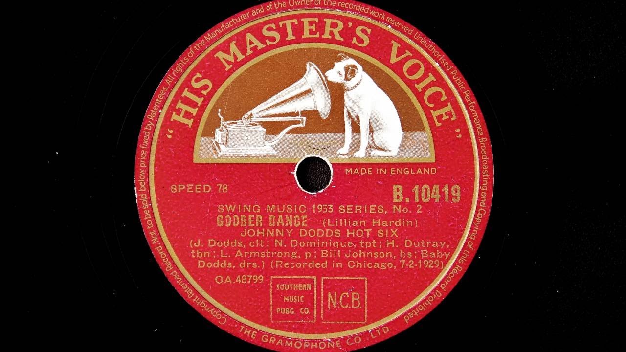 Johnny Dodds’ Hot Six (Orchestra) - Goober Dance (1929) - YouTube