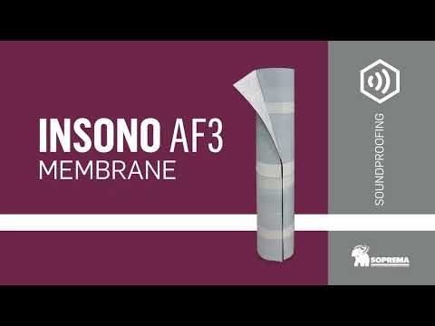How to install the INSONO AF3 membrane?