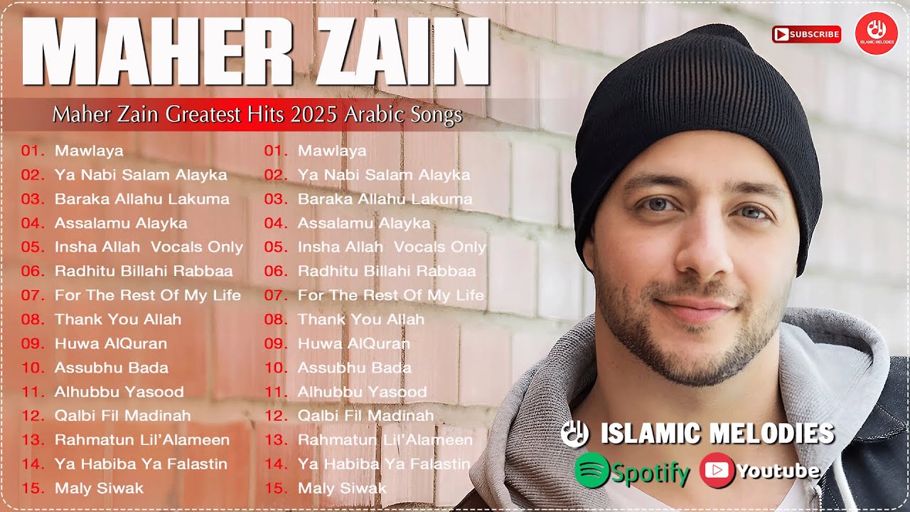 Maher Zain Islamic Songs 2025 🌙 Best Arabic Nasheed Collection | Lagu ...