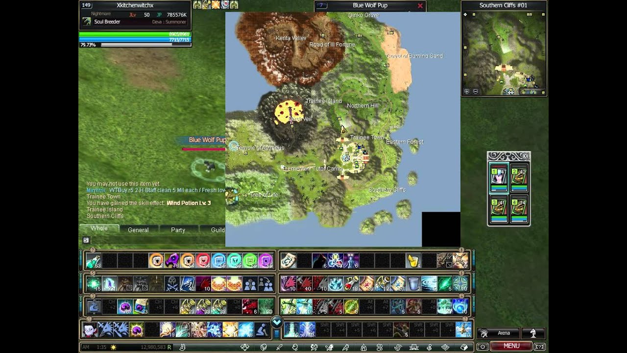 Rappelz Wolf location and taming - YouTube