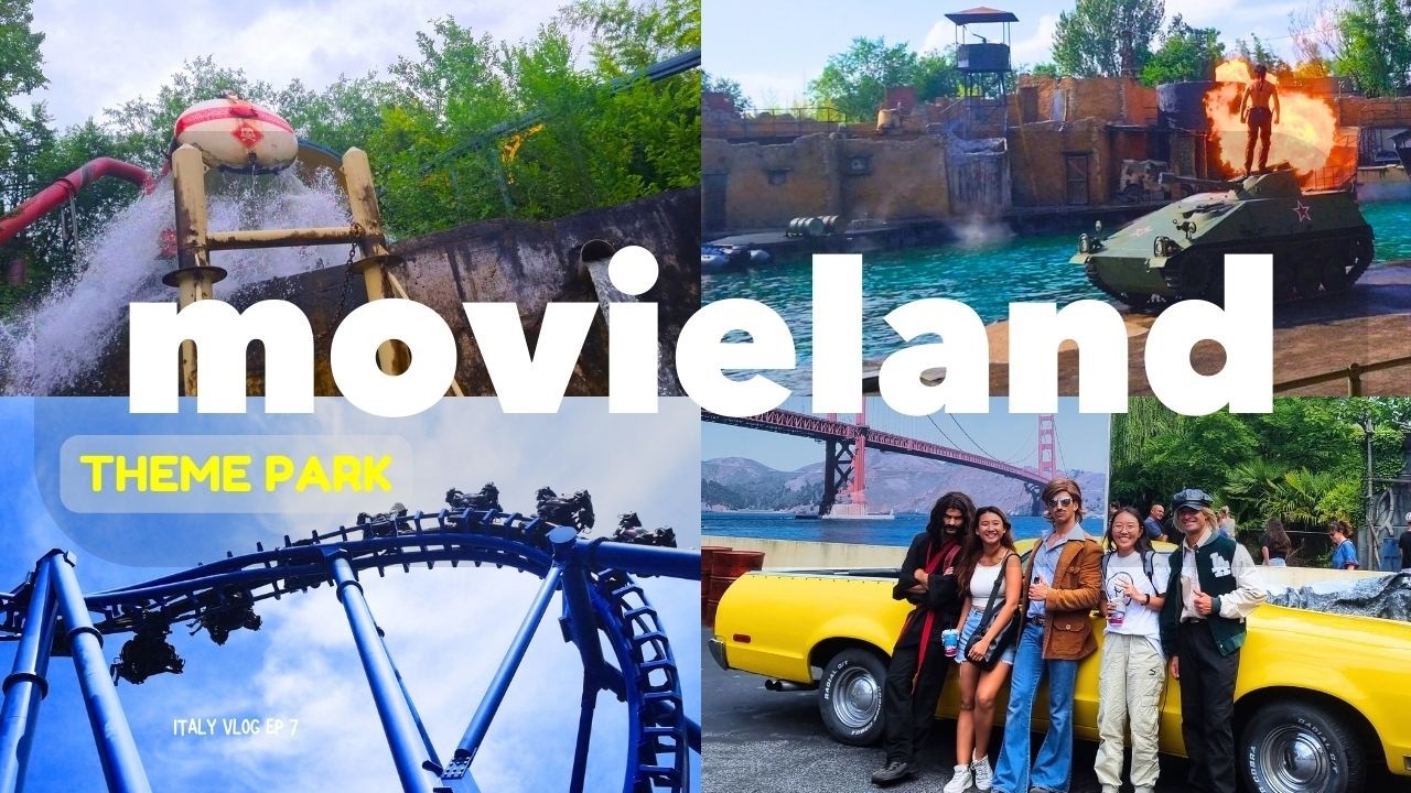 Most Unique Amusement Park I've ever seen | Movieland Theme Park, Italy ...