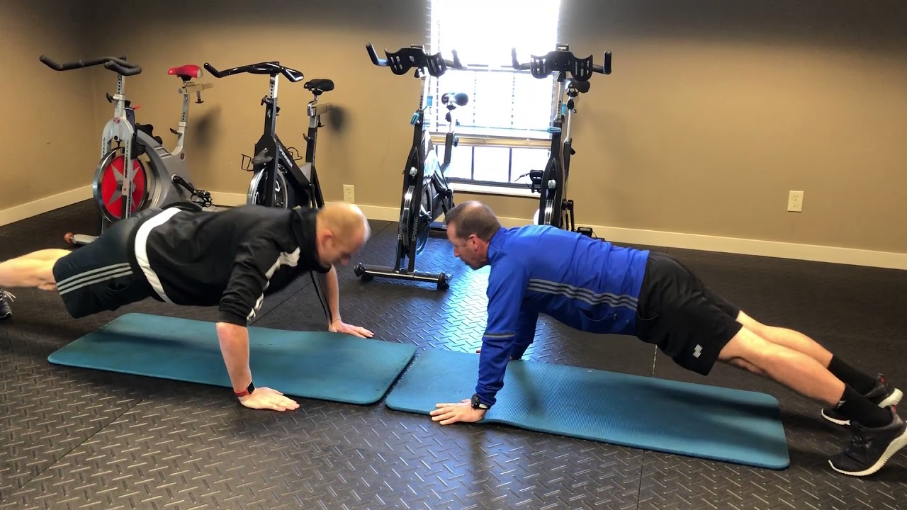 Partner Push Up to Hand Clap - YouTube