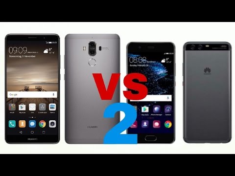 huawei mate 9 vs p10 plus - YouTube