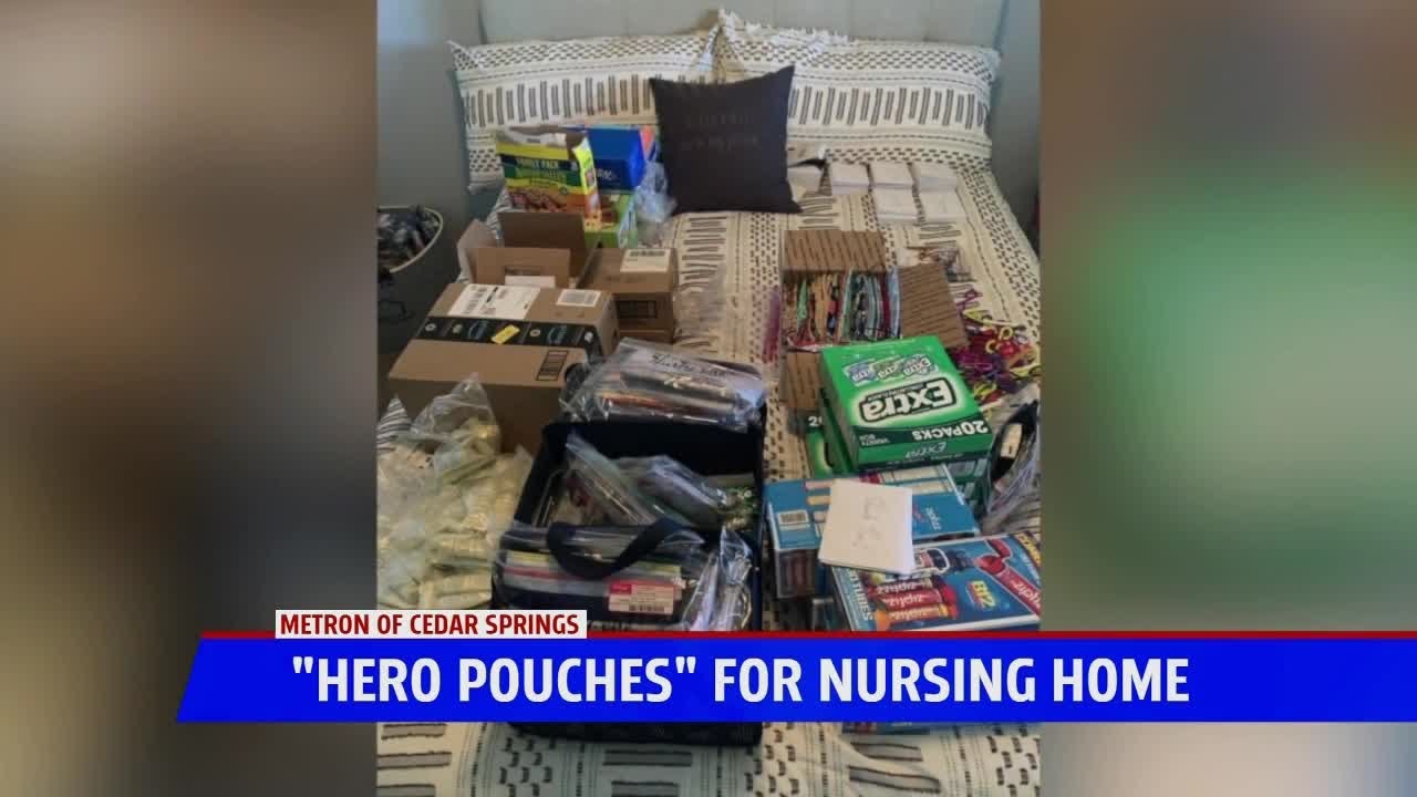 Woman creates hero pouches - YouTube